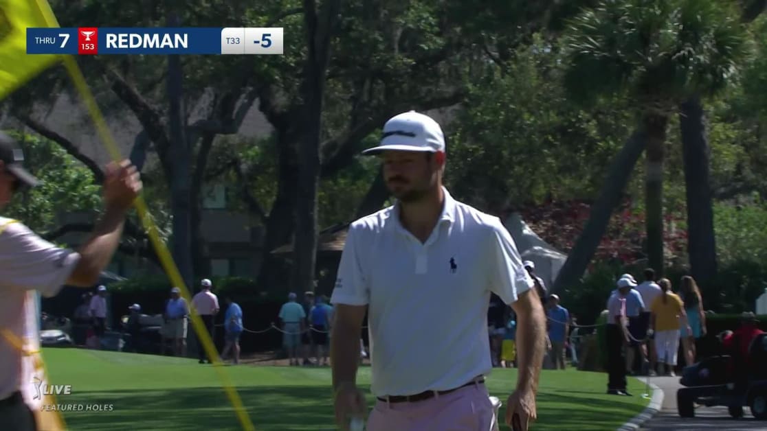 Doc Redman's tee shot leads to birdie at RBC Heritage