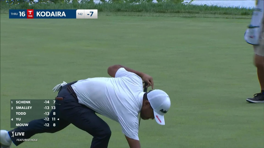 Satoshi Kodaira makes birdie on No. 16 at John Deere