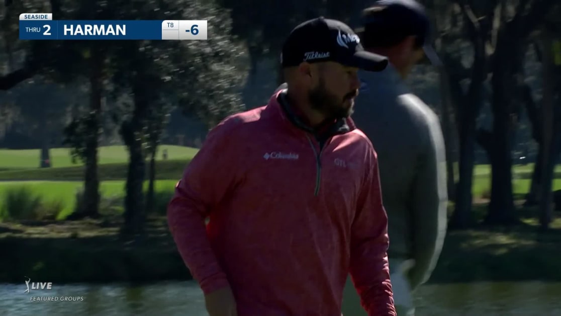 Brian Harman rolls in 16-foot birdie at The RSM Classic