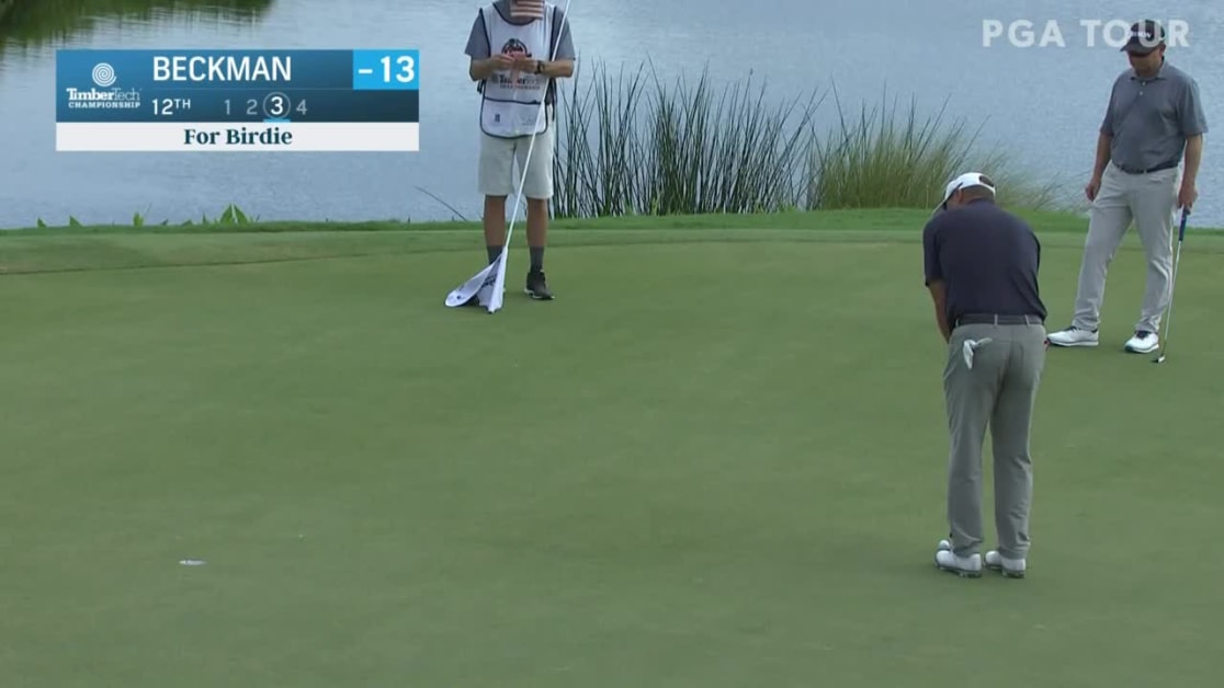 Cameron Beckman makes birdie on No. 12 in Round 3 at TimberTech