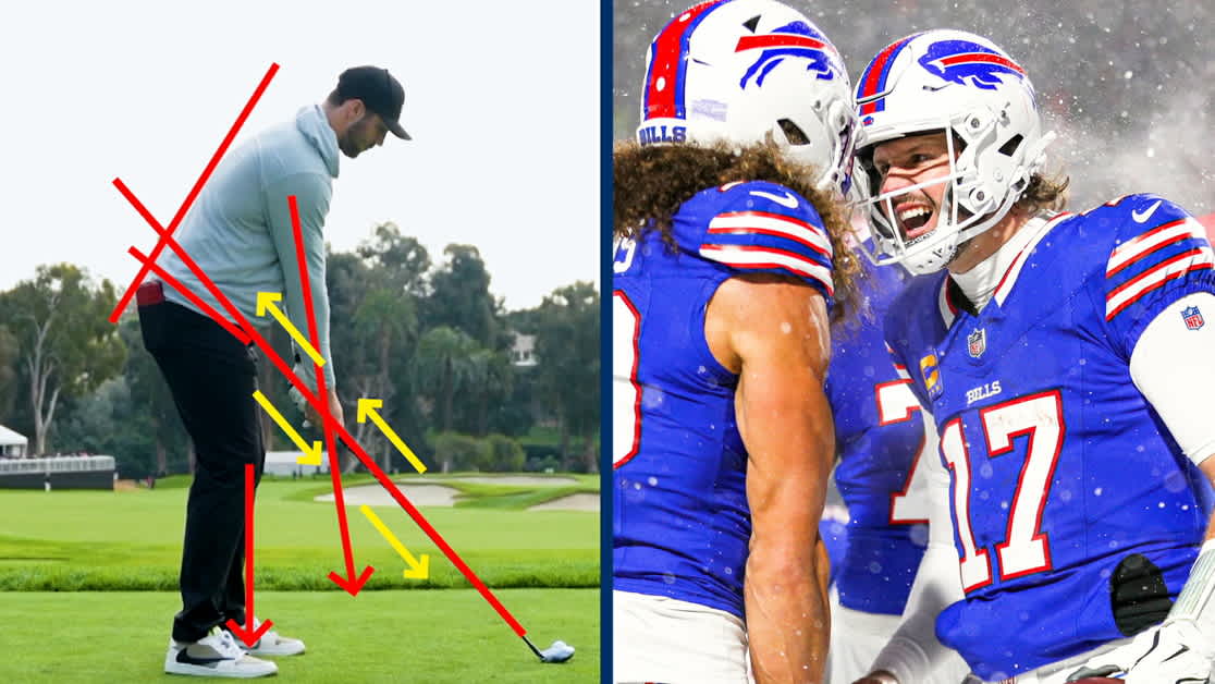 Breaking down NFL MVP Josh Allen's golf swing
