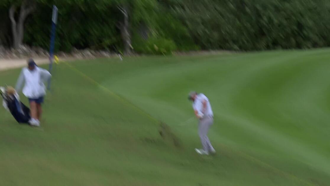 Mitchell Meissner makes birdie on No. 16 at Great Abaco Classic
