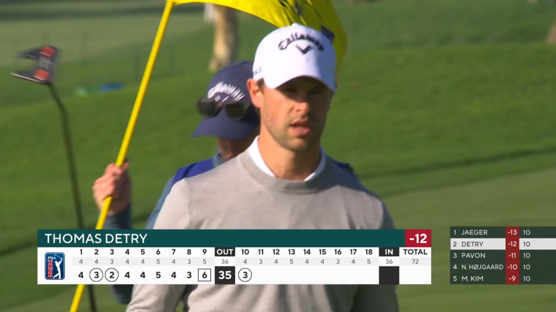 Thomas Detry makes bounce-back birdie on No. 10 at Farmers