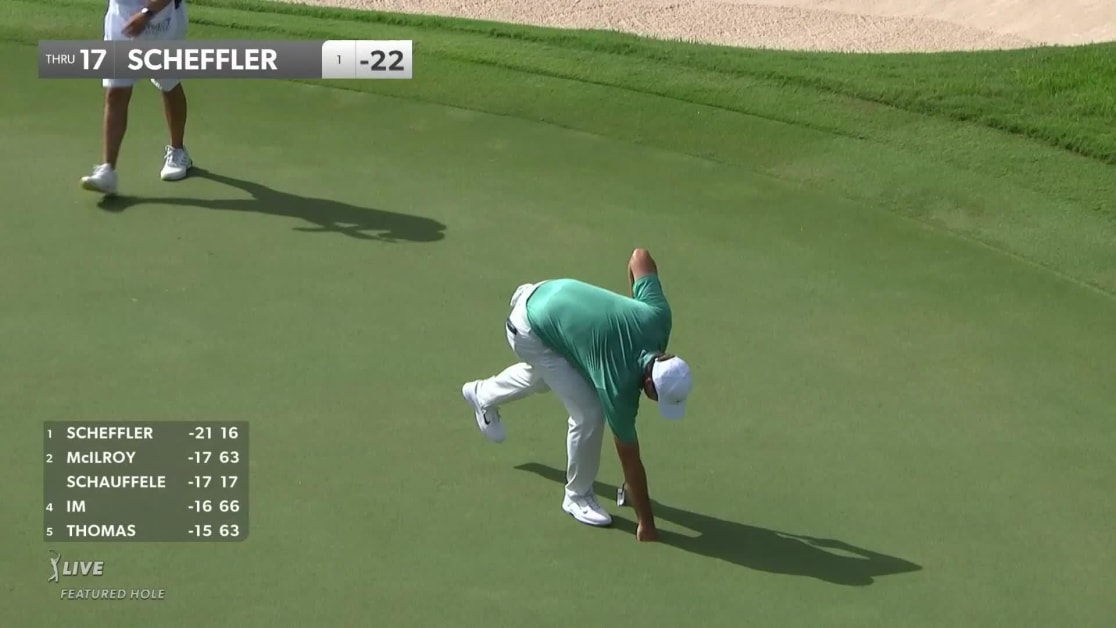 Scottie Scheffler sticks 133-yard wedge to 3 feet at TOUR Championship