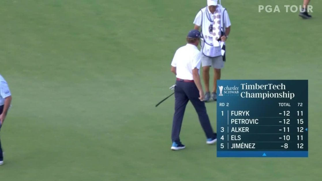 Tim Petrovic makes birdie on No. 15 at TimberTech Championship