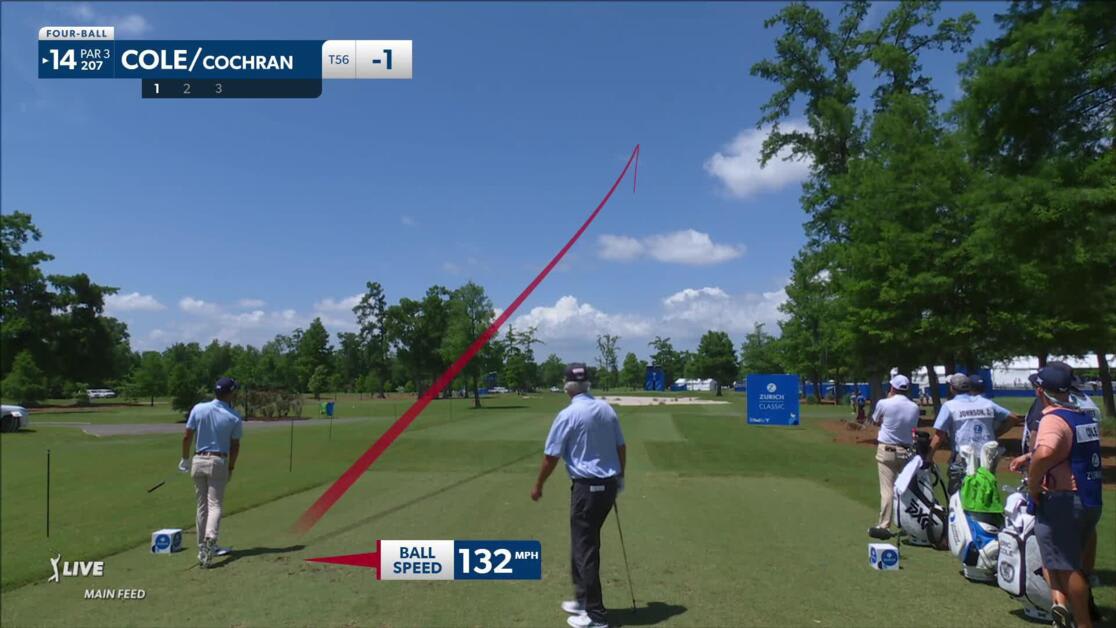 Eric Cole makes a hole-in-one at Zurich Classic of New Orleans