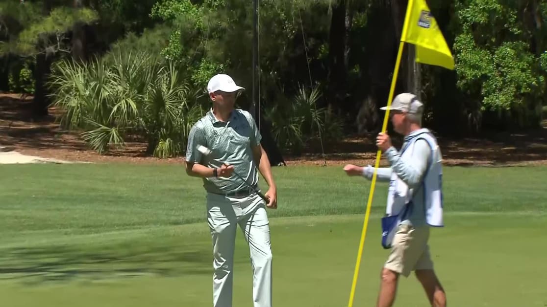 Brendon Todd makes short birdie putt at RBC Heritage