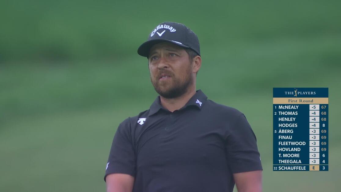 Xander Schauffele hits 118-yard approach to 10 feet, sets up birdie on ...