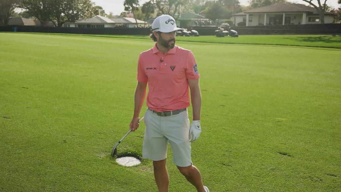 Adam Hadwin’s Callaway golf ball in action at Bay Hill