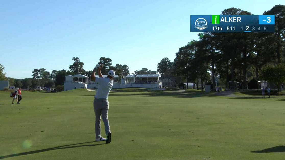 Steven Alker's impressive second sets up eagle at SAS Champ