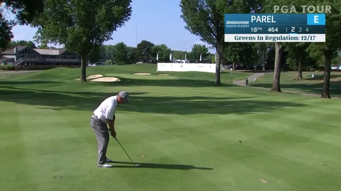 Scott Parel makes birdie on No. 18 in Round 3 at Bridgestone SENIOR PLAYERS