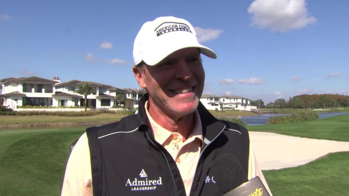 Steve Stricker’s interview at PNC Championship pro-am