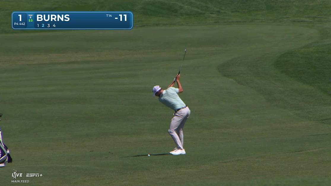Sam Burns makes birdie on No. 1 at THE CJ CUP