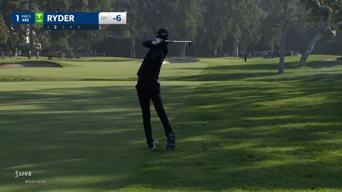 Sam Ryder reaches in two to set up birdie at Genesis