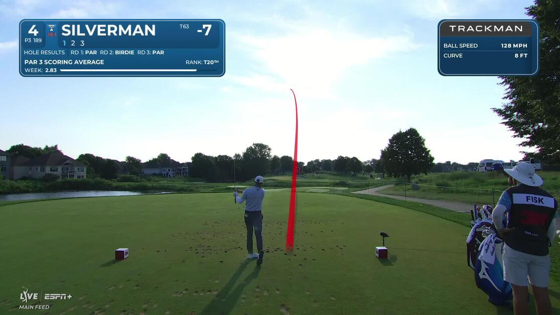 Ben Silverman makes birdie on No. 4 at 3M Open