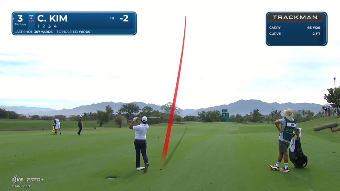 Chan Kim throws dart to convert birdie at Mexico Open