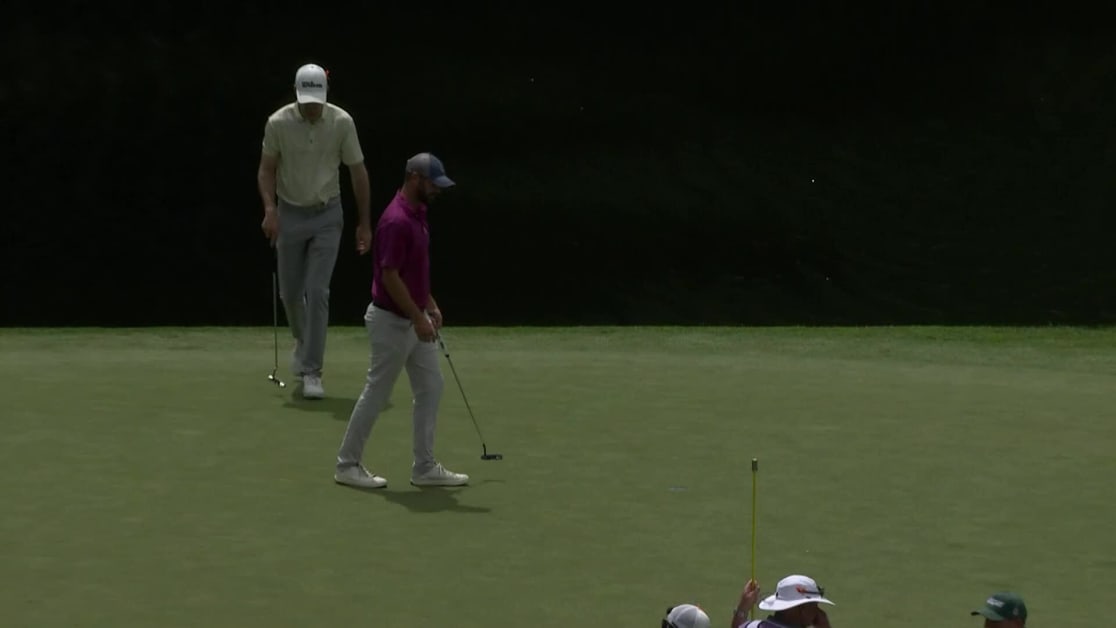 Wesley Bryan makes birdie putt at Barbasol