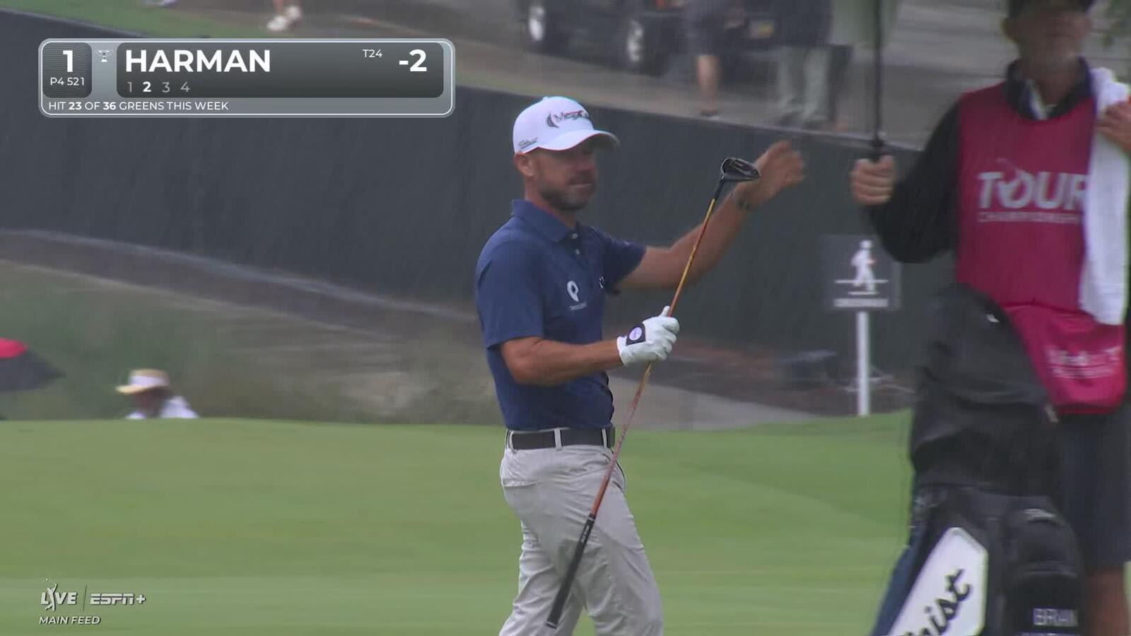 Brian Harman | Round 3 | 1st hole | Shot 2 | 2025 TOUR Championship