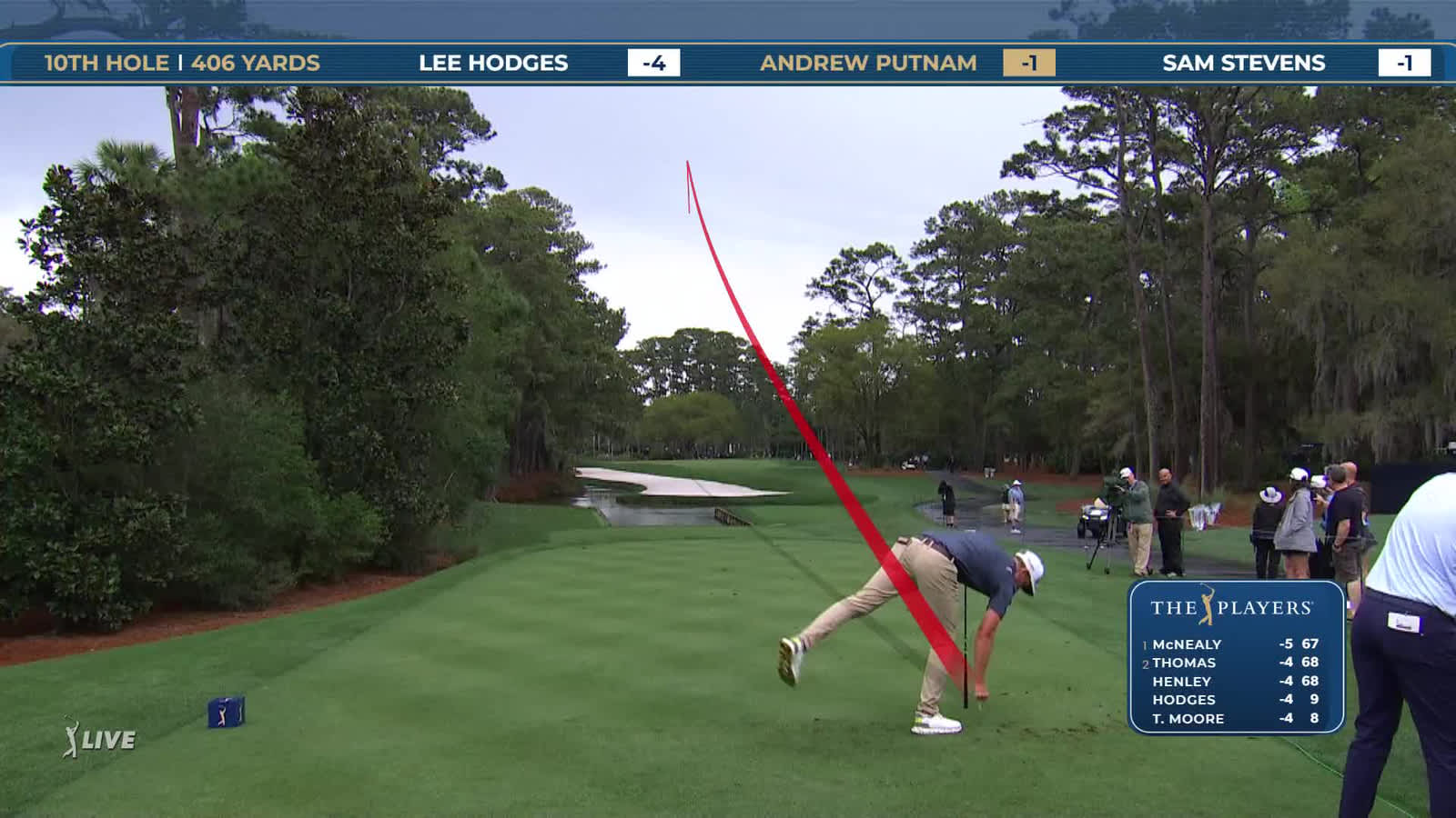 Andrew Putnam | Round 1 | 10th hole | Shot 1 | 2026 THE PLAYERS