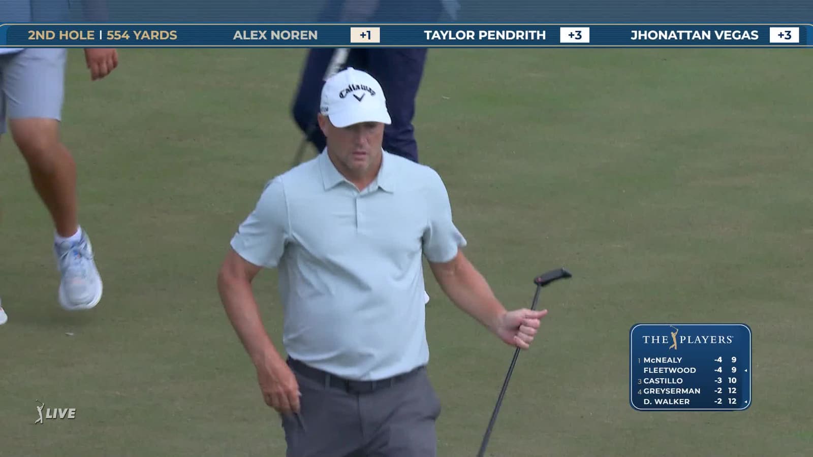 Alex Noren | Round 1 | 2nd hole | Shot 4 | 2026 THE PLAYERS