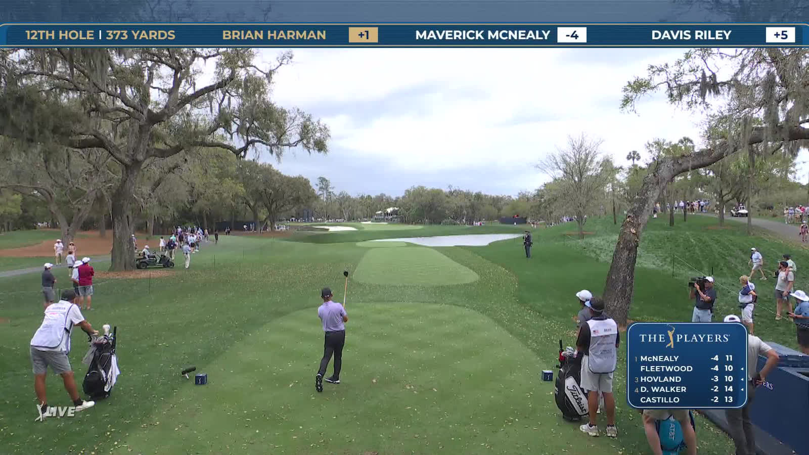 Brian Harman | Round 1 | 12th hole | Shot 1 | 2026 THE PLAYERS