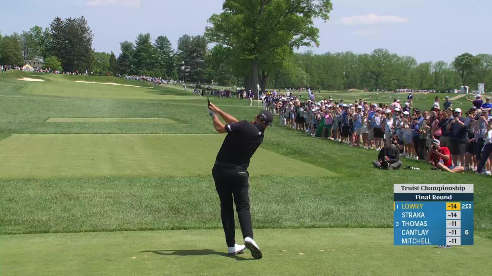 Shane Lowry | Round 4 | 1st hole | Shot 1 | 2025 Truist Championship