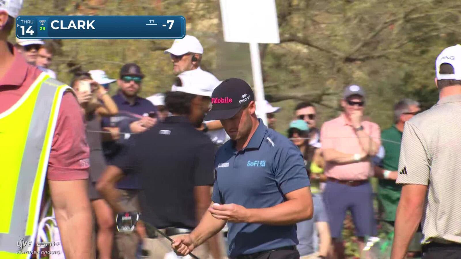 Wyndham Clark | Round 2 | 5th hole | Shot 5 | 2025 WM Phoenix Open