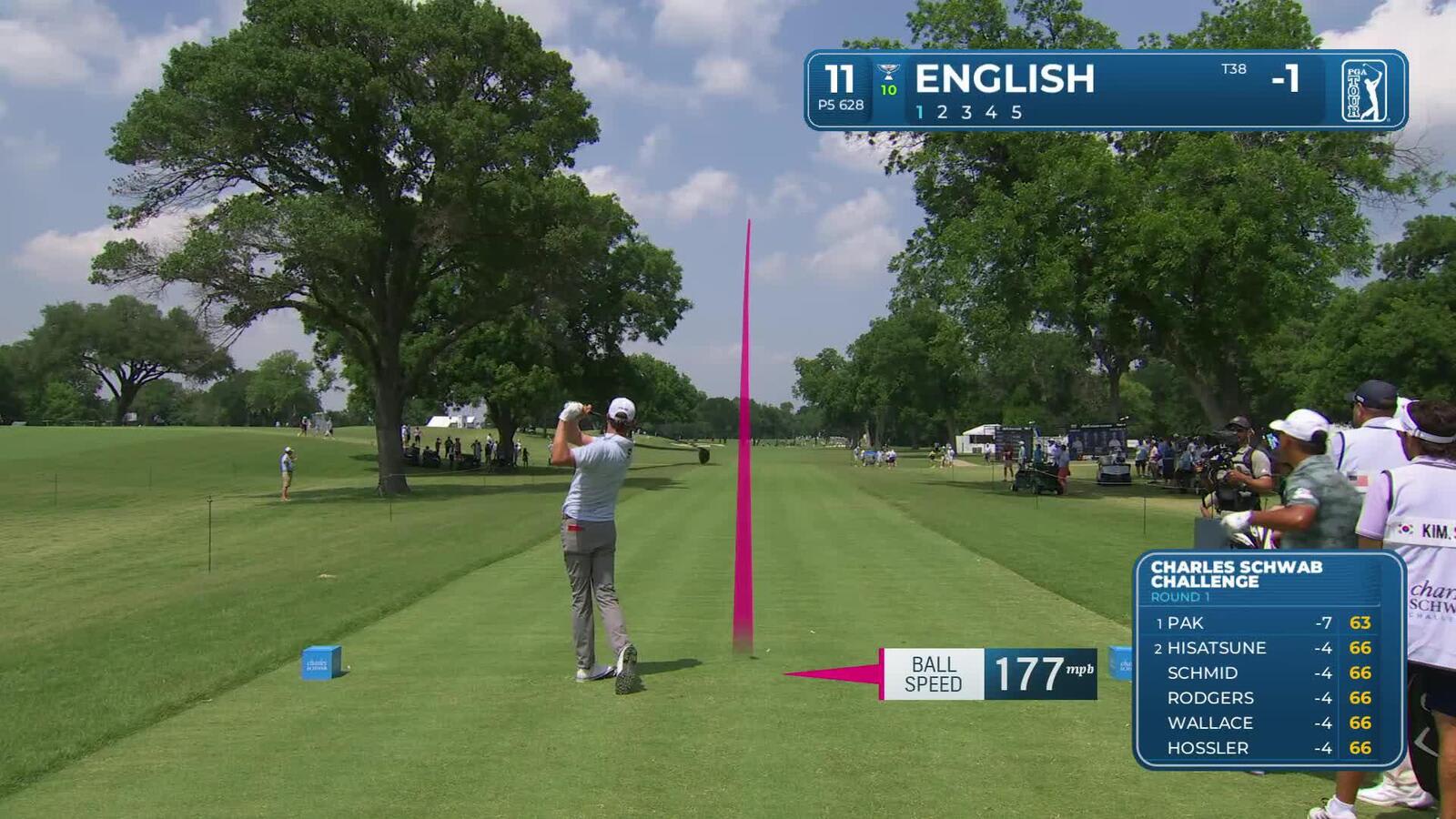 Harris English | Round 1 | 11th hole | Shot 1 | 2025 Charles Schwab