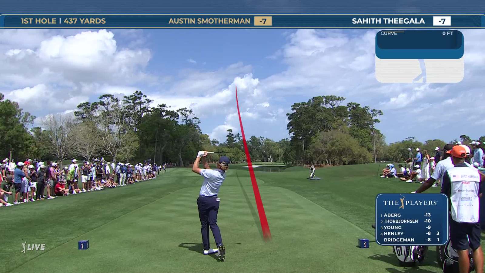 Austin Smotherman | Round 4 | 1st hole | Shot 1 | 2026 THE PLAYERS