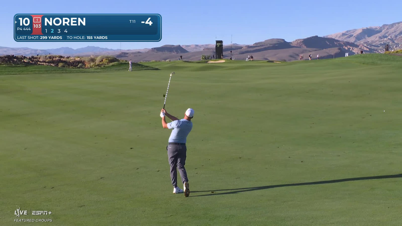Alex Noren | Round 2 | 10th hole | Shot 2 | 2025 Bank of Utah
