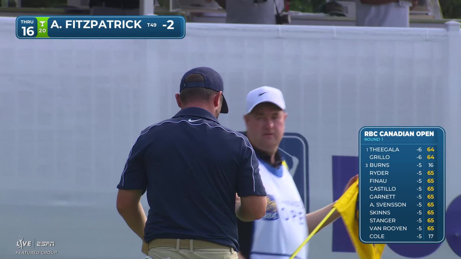 Alex Fitzpatrick | Round 1 | 16th hole | Shot 3 | 2026 RBC Canadian