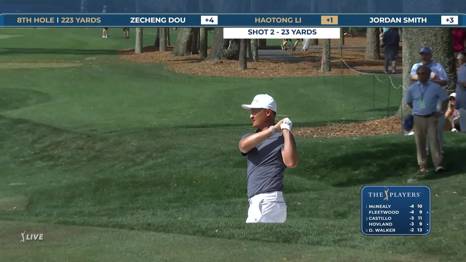 Haotong Li | Round 1 | 8th hole | Shot 2 | 2026 THE PLAYERS
