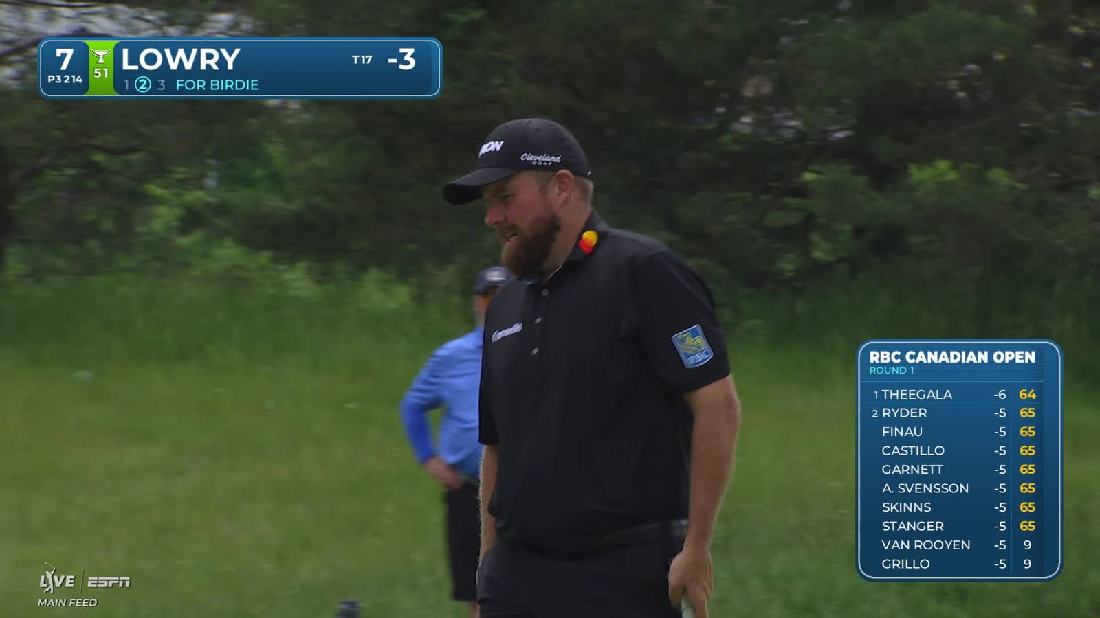 Shane Lowry | Round 1 | 7th hole | Shot 3 | 2026 RBC Canadian