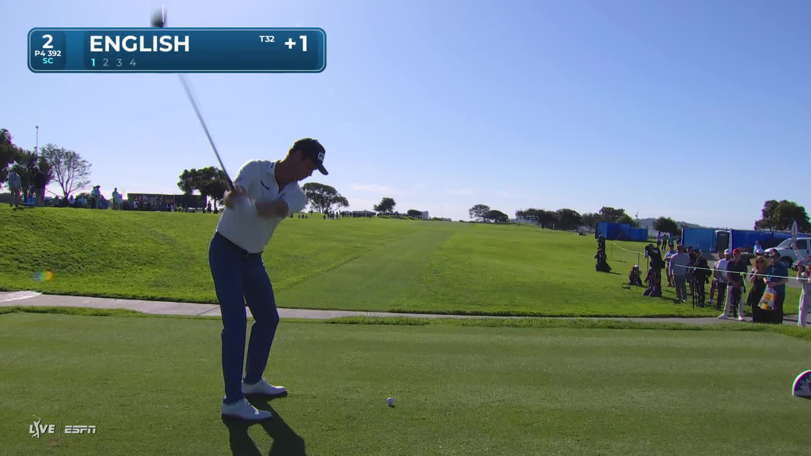 Harris English | Round 1 | 2nd hole | Shot 1 | 2026 Farmers