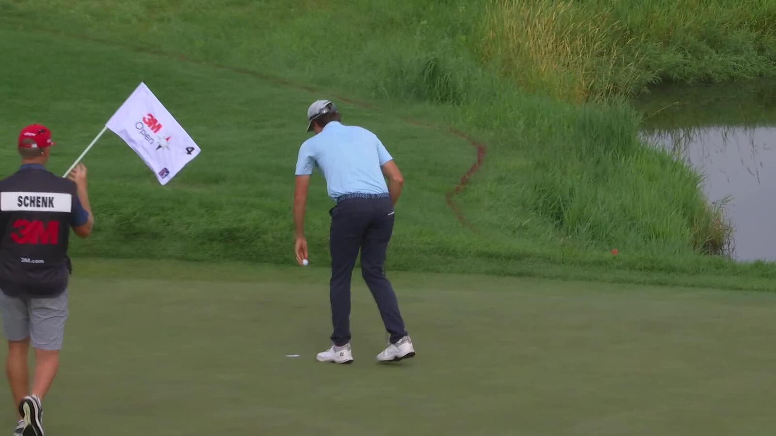 Adam Schenk | Round 1 | 4th hole | Shot 3 | 2025 3M Open