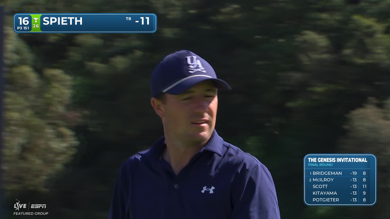 Jordan Spieth | Round 4 | 16th hole | Shot 1 | 2026 The Genesis