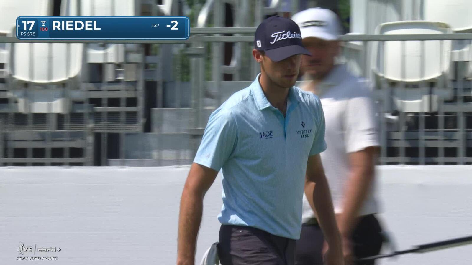 Matthew Riedel | Round 1 | 17th hole | Shot 4 | 2025 Rocket Classic