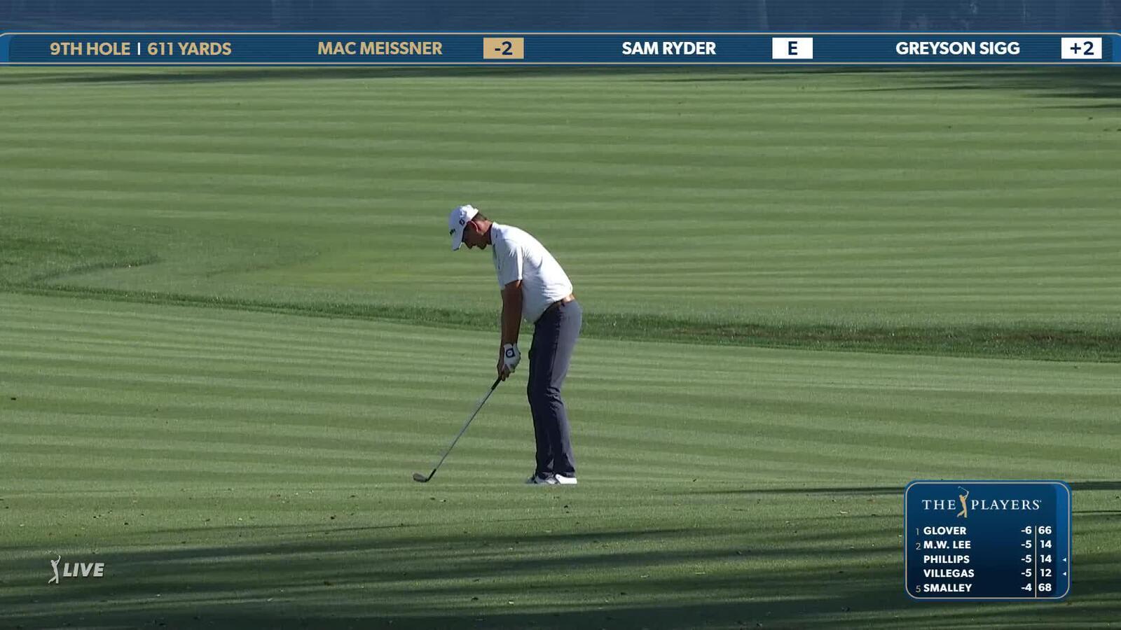 Mac Meissner | Round 1 | 9th hole | Shot 3 | 2025 THE PLAYERS