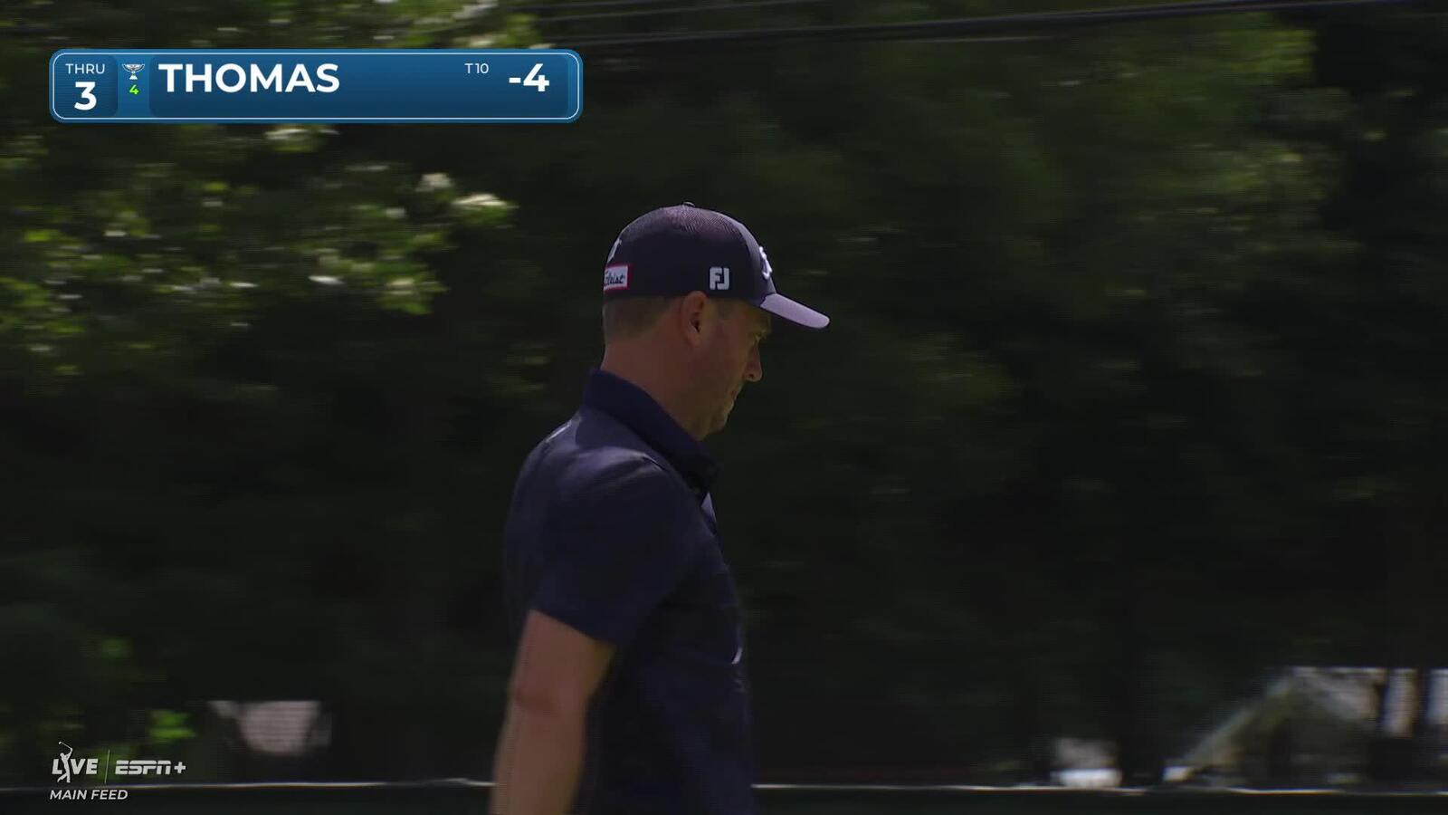 Justin Thomas | Round 2 | 3rd hole | Shot 4 | 2025 Travelers