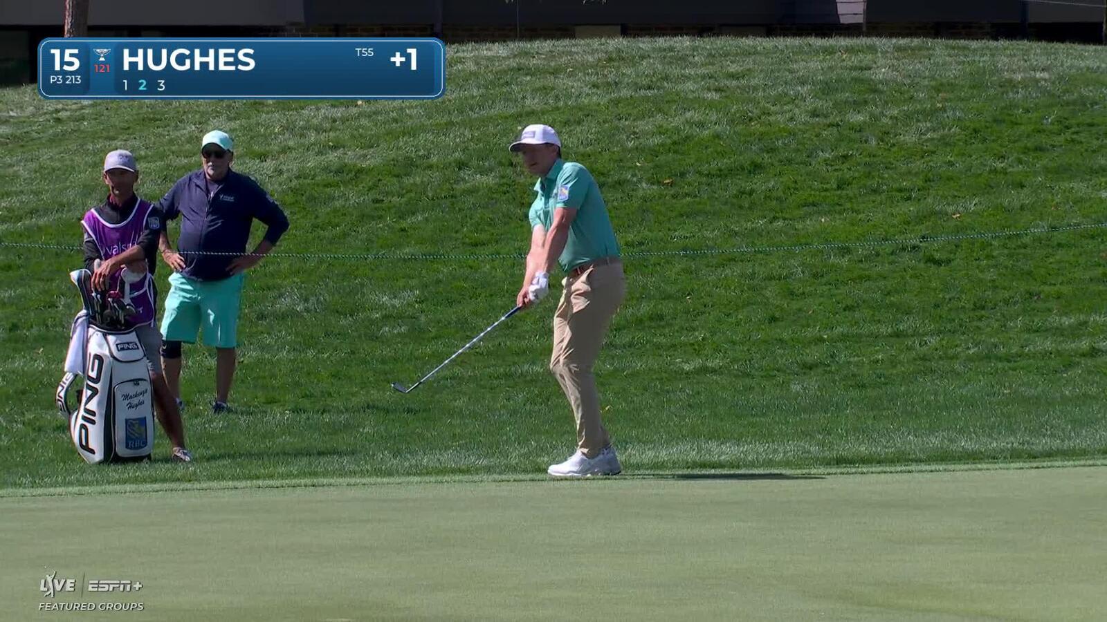 Mackenzie Hughes | Round 3 | 15th hole | Shot 2 | 2025 Valspar