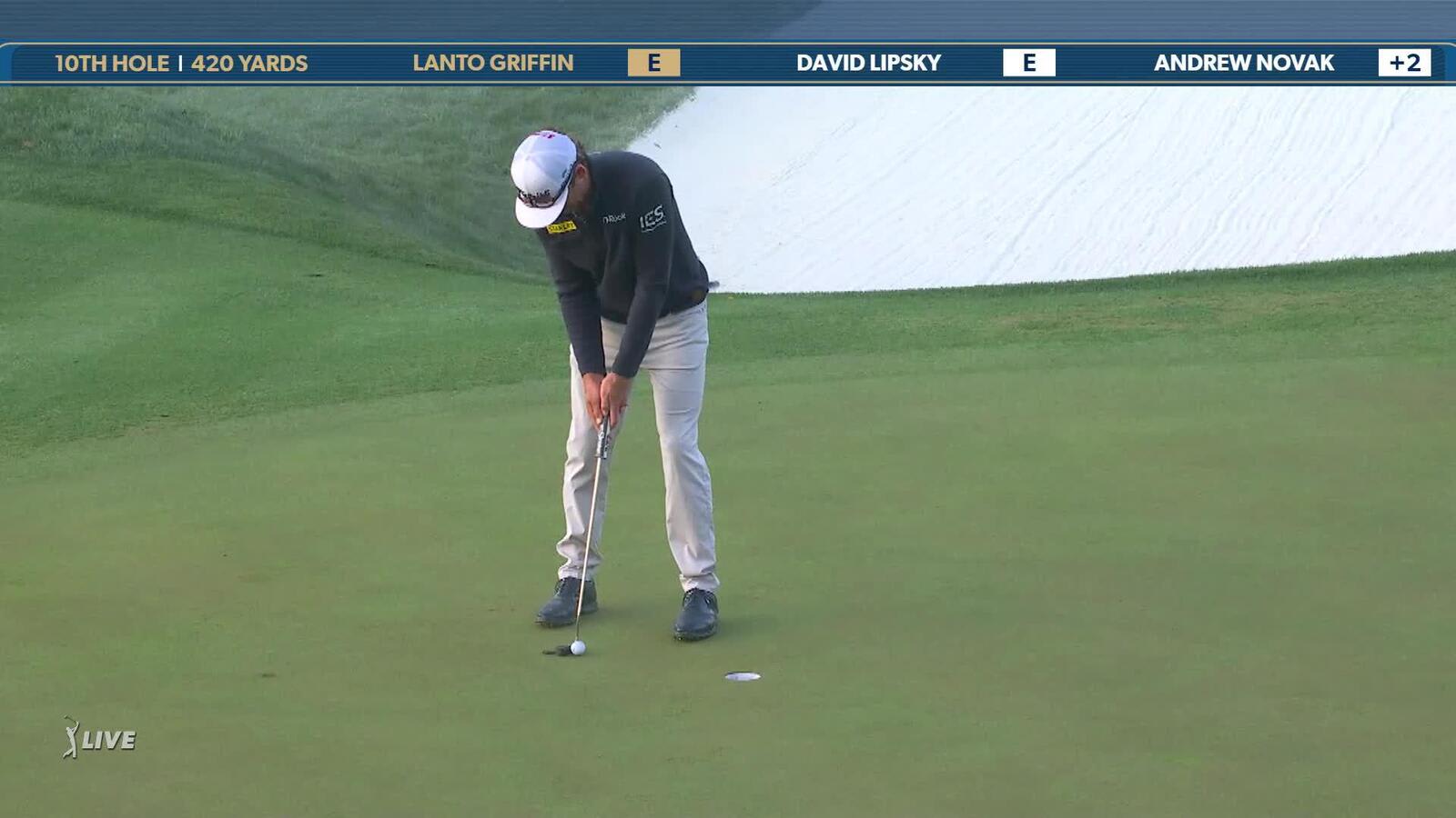 Lanto Griffin | Round 1 | 10th hole | Shot 4 | 2025 THE PLAYERS