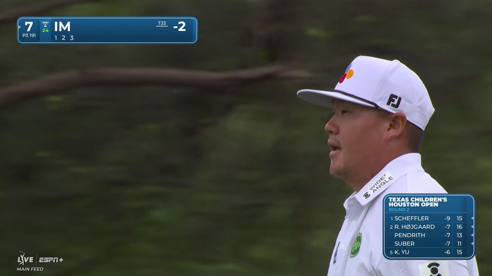 Sungjae Im | Round 2 | 7th hole | Shot 1 | 2025 Houston Open