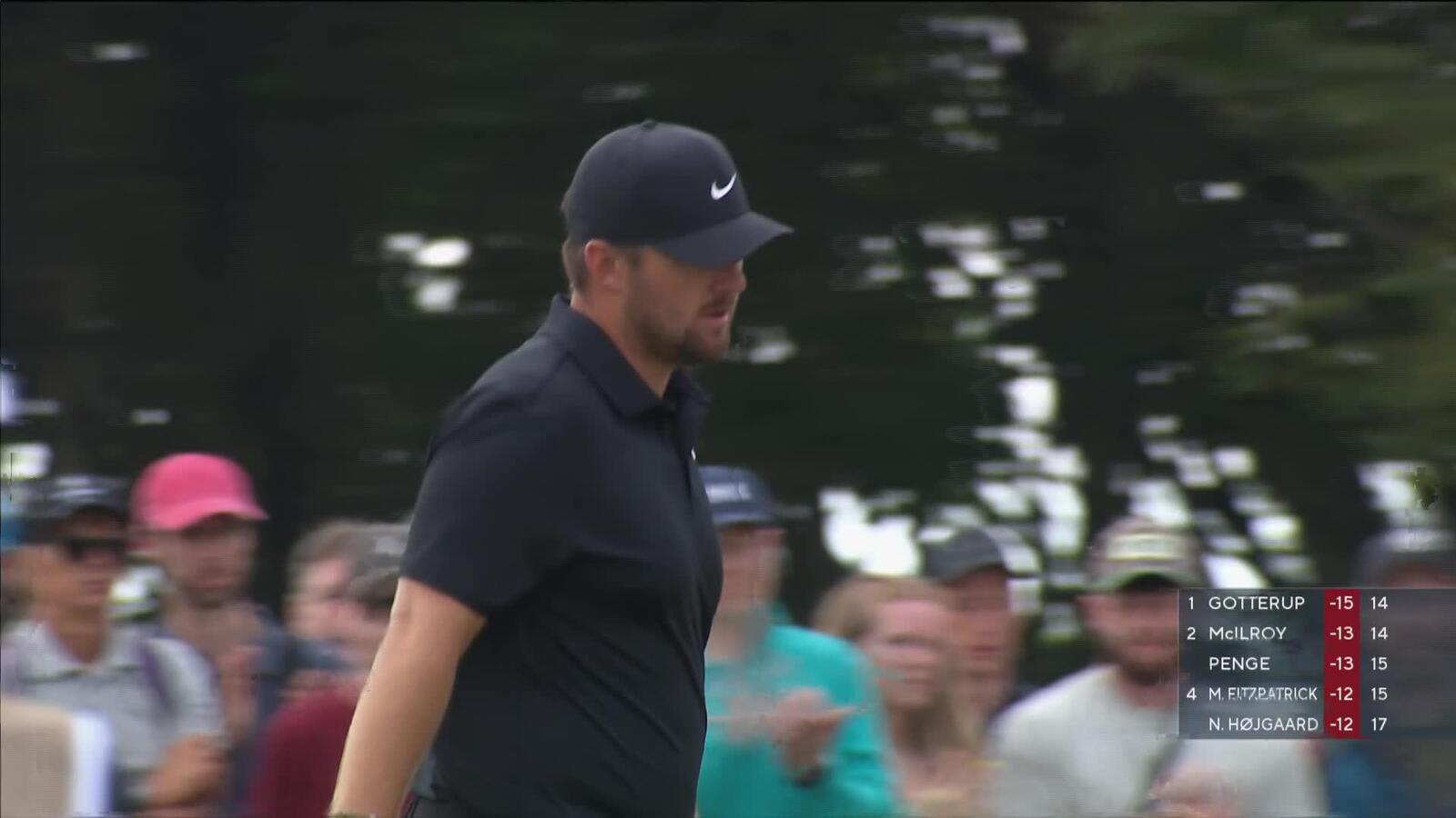 Chris Gotterup | Round 4 | 15th hole | Shot 5 | 2025 Genesis Scottish Open