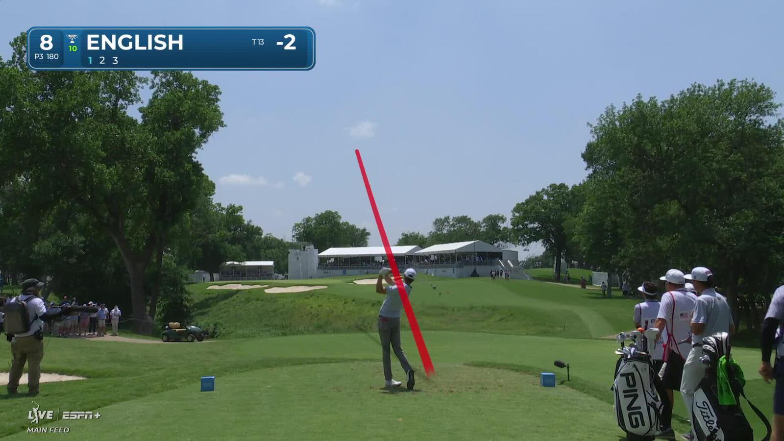 Harris English | Round 1 | 8th hole | Shot 1 | 2025 Charles Schwab