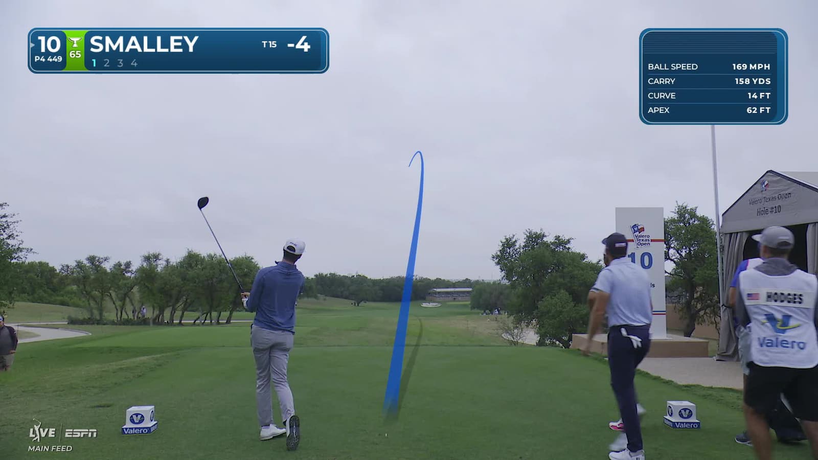 Alex Smalley | Round 2 | 10th hole | Shot 1 | 2026 Valero