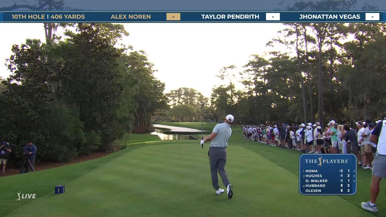 Alex Noren | Round 1 | 10th hole | Shot 1 | 2026 THE PLAYERS