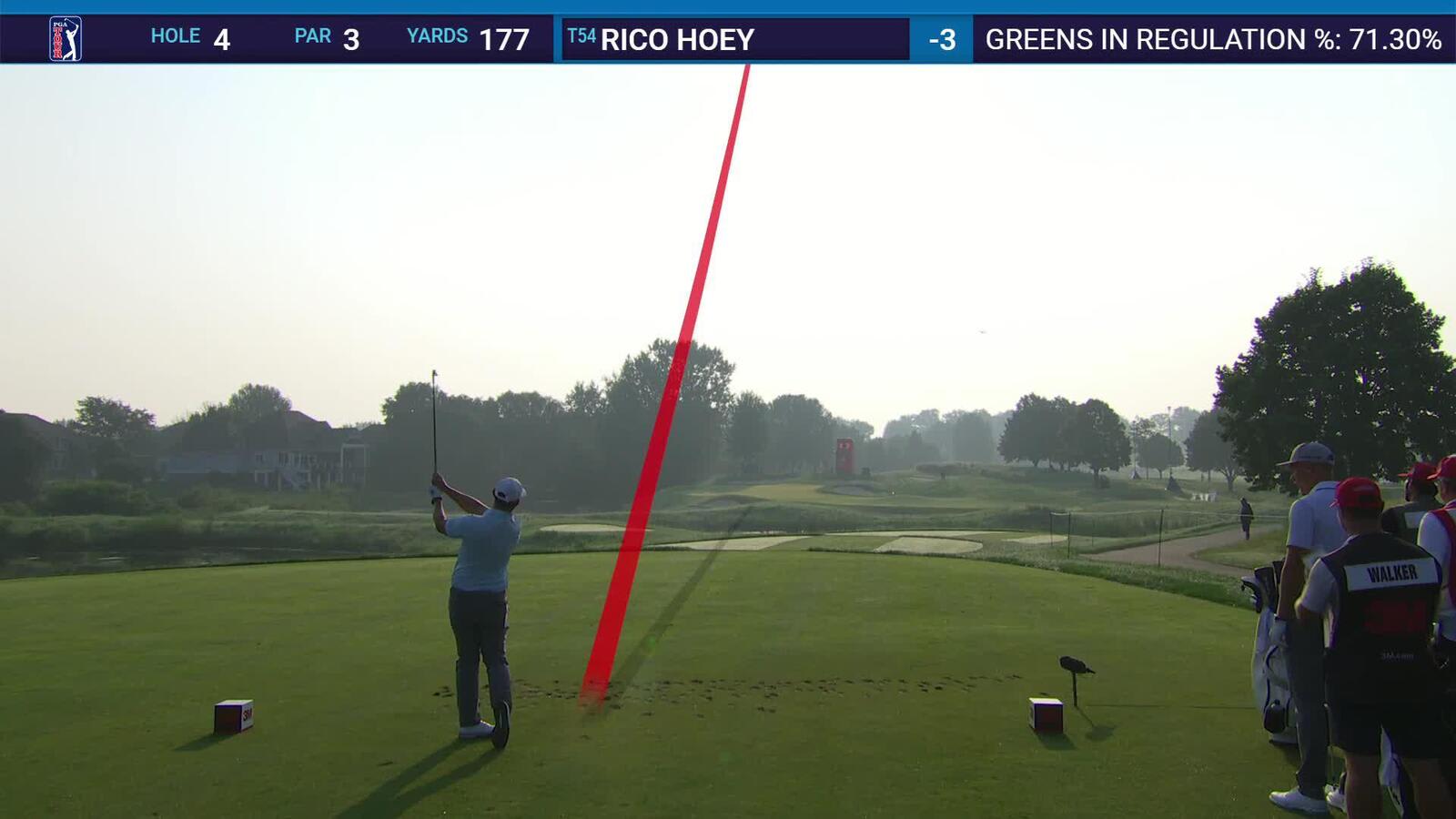 Rico Hoey | Round 2 | 4th hole | Shot 1 | 2025 3M Open