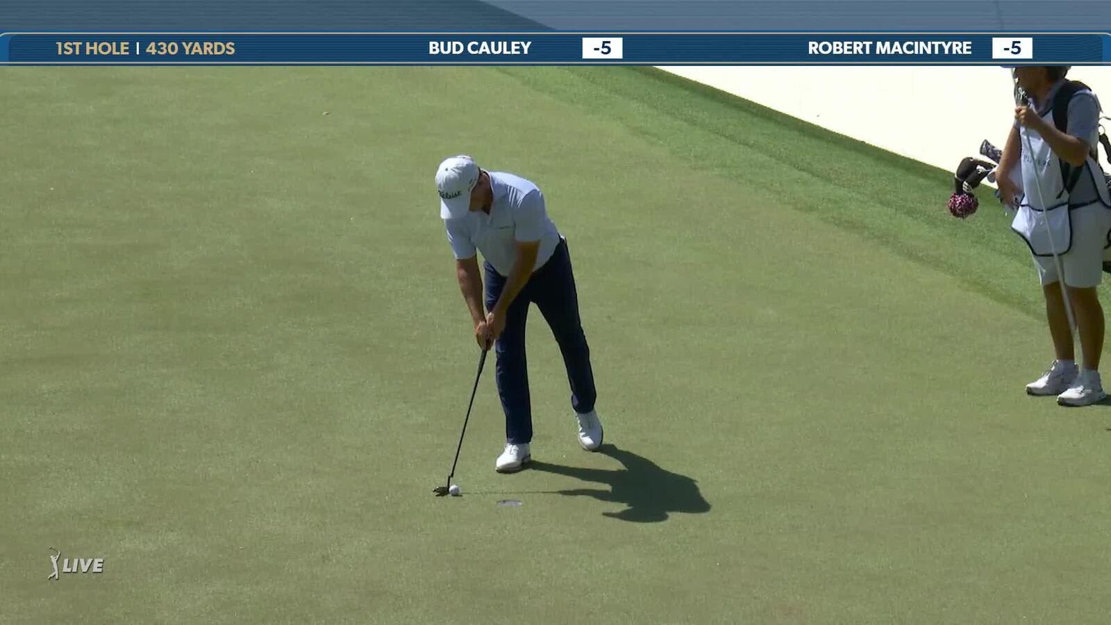 Bud Cauley | Round 3 | 1st hole | Shot 3 | 2025 THE PLAYERS