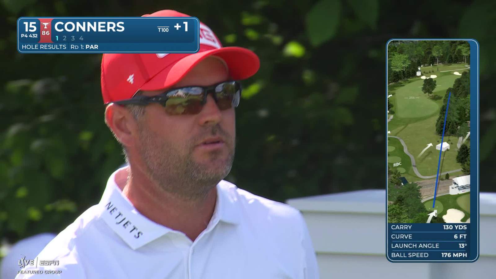 Corey Conners | Round 2 | 15th hole | Shot 1 | 2026 RBC Canadian