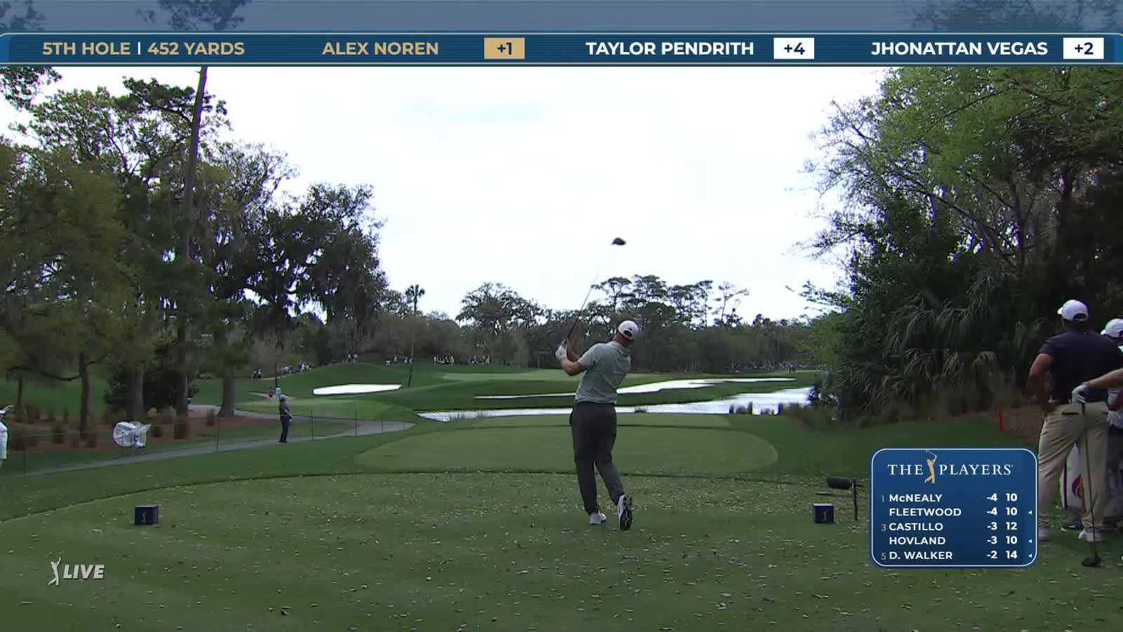 Alex Noren | Round 1 | 5th hole | Shot 1 | 2026 THE PLAYERS